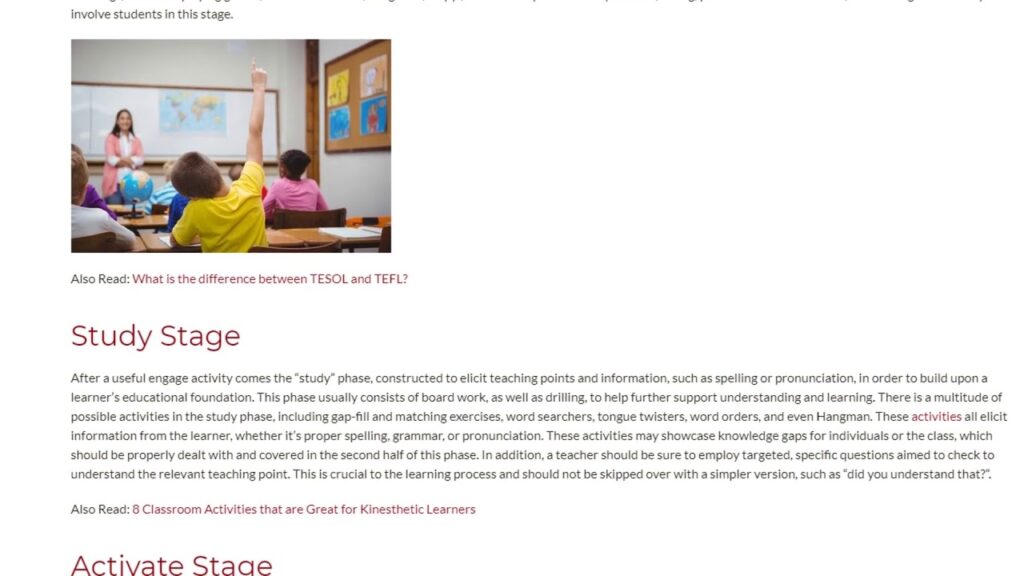 The Benefits of the ESA Methodology | ITTT TEFL BLOG – tefl-videos.com