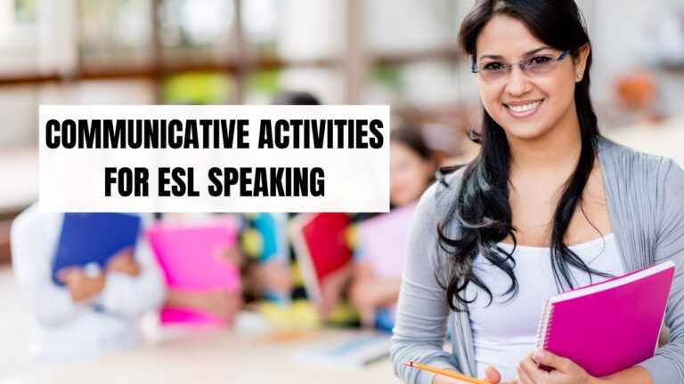 5 Communicative ESL Speaking Activities Your Students Will Love | ITTT ...